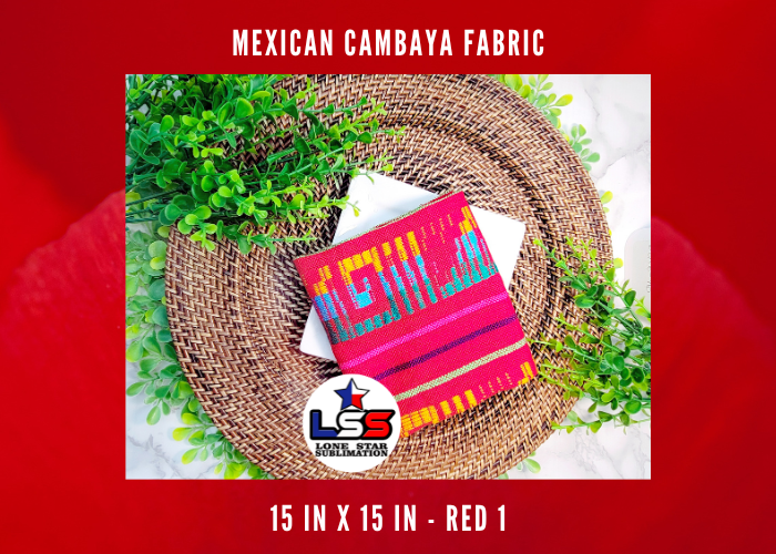 Mexican cambaya fabric, small cut, ethnic fabric, mexican textiles, cr ...